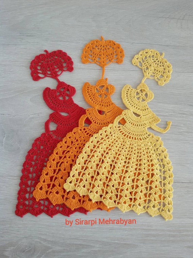 Crochet Doily Pattern PDF Victorian Themed Crinoline Lady - Etsy Canada