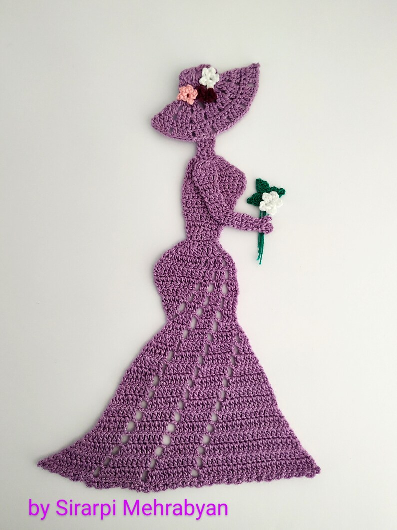 Crinoline Lady Crochet Doily Pattern PDF Mother's Day Gift | Etsy