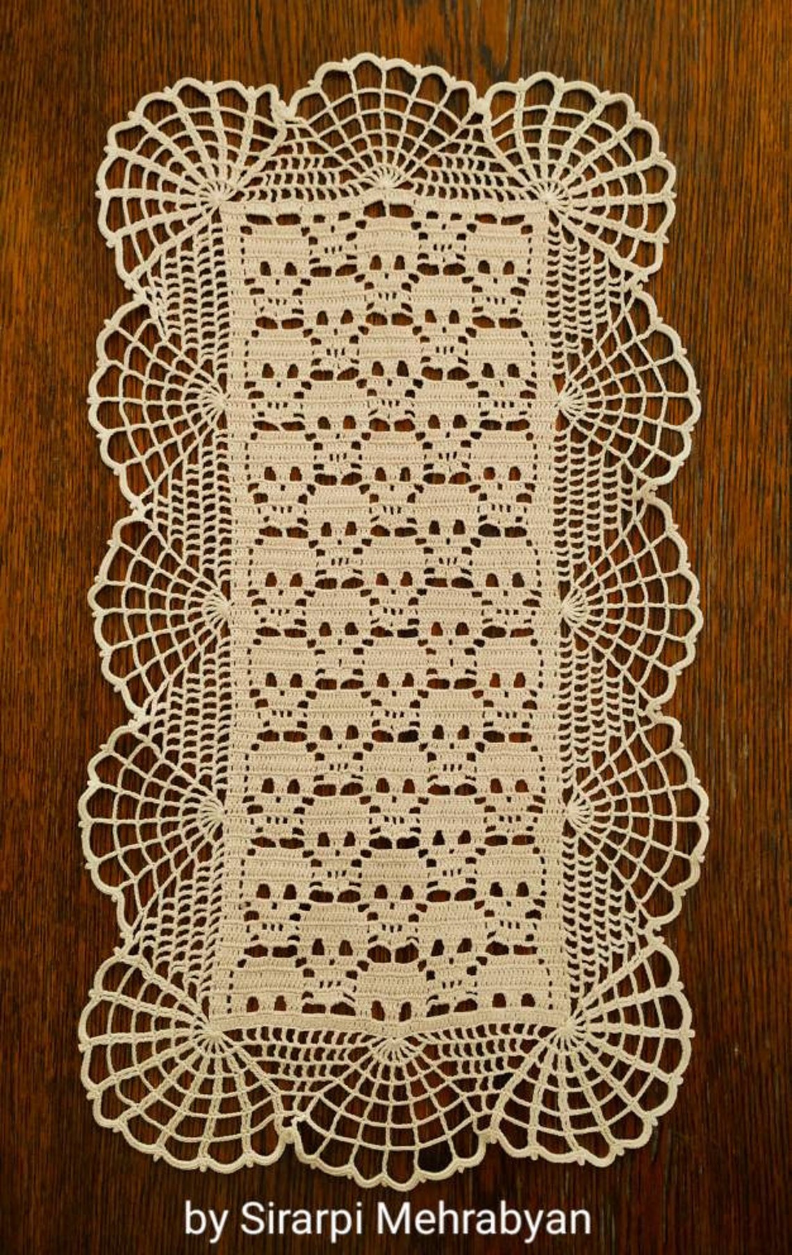 Crochet Skull Doily Table Runner Home Decoration Halloween | Etsy Canada