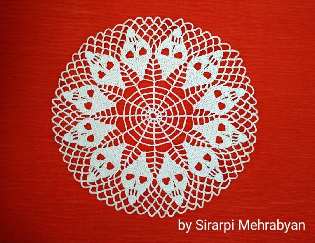 Crochet Two Patterns PDF Skulls Doily Home Decoration Kitchen Crochet ...
