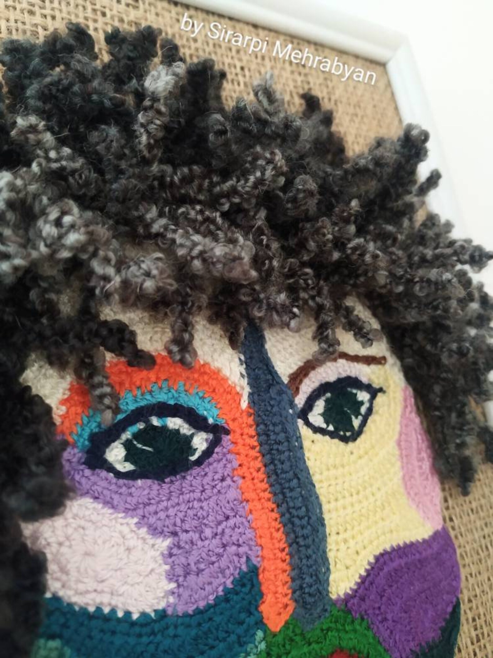 Crochet Wall Art Freeform Crochet Hanging Home Decoration - Etsy