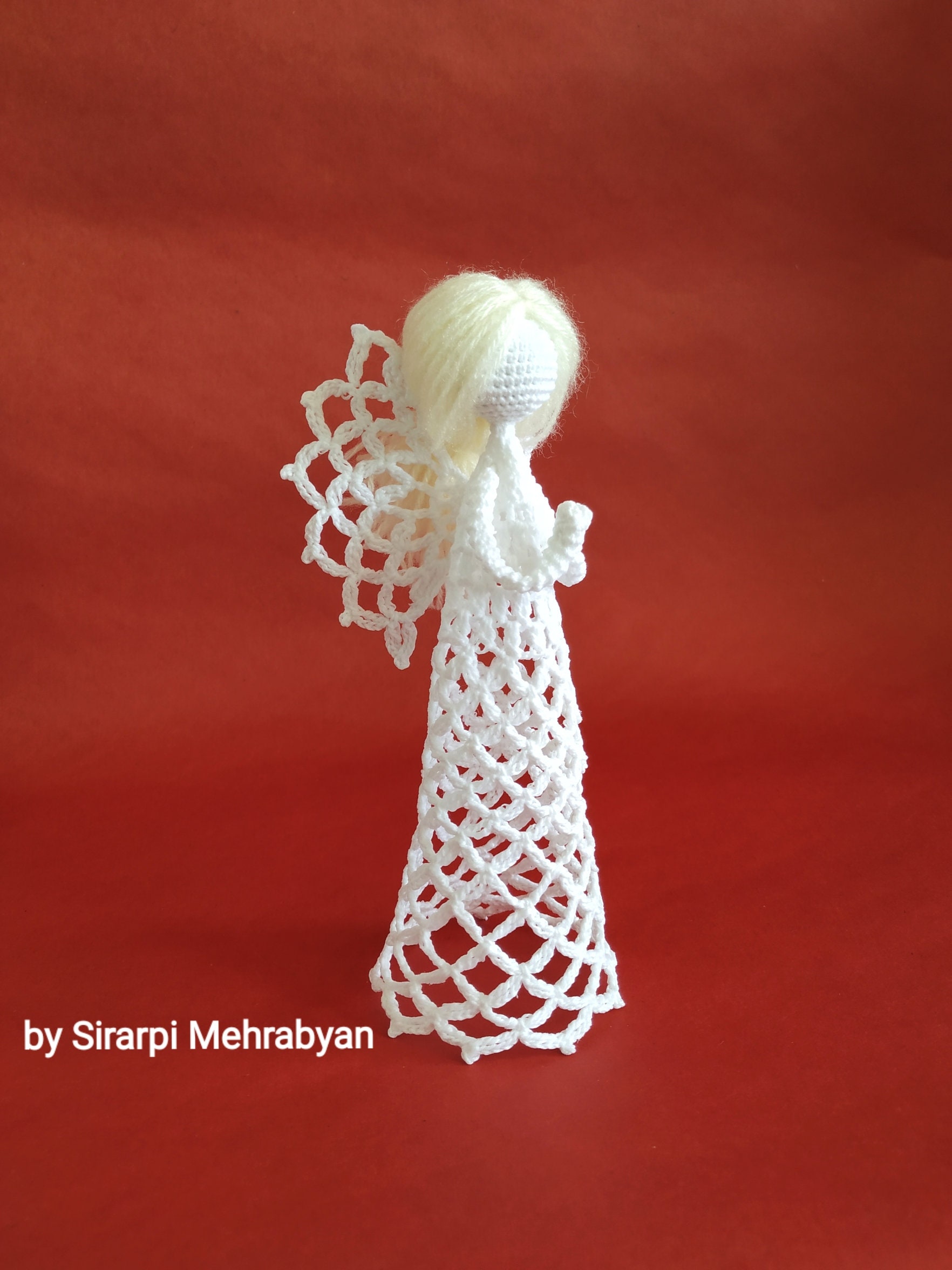 Crochet Christmas Angel PATTERN PDF Angel Tutorial Christmas - Etsy