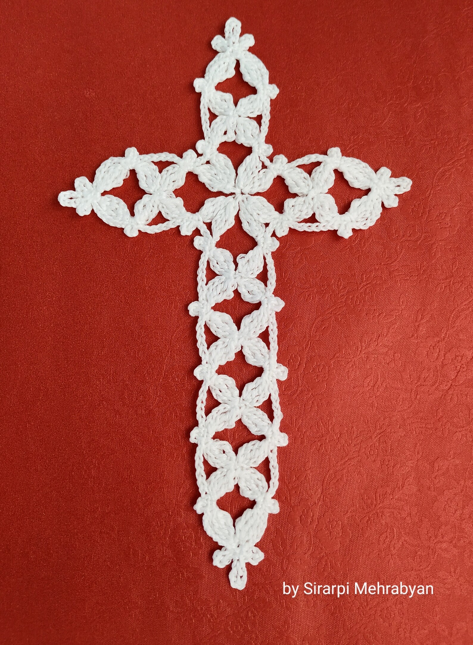 Crochet Cross Pattern PDF Baptism Gift Religious Gift Tree - Etsy
