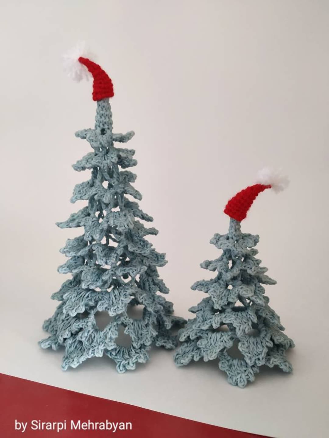 Christmas Tree Crochet Christmas Trees Christmas Ornament New Year Gift ...