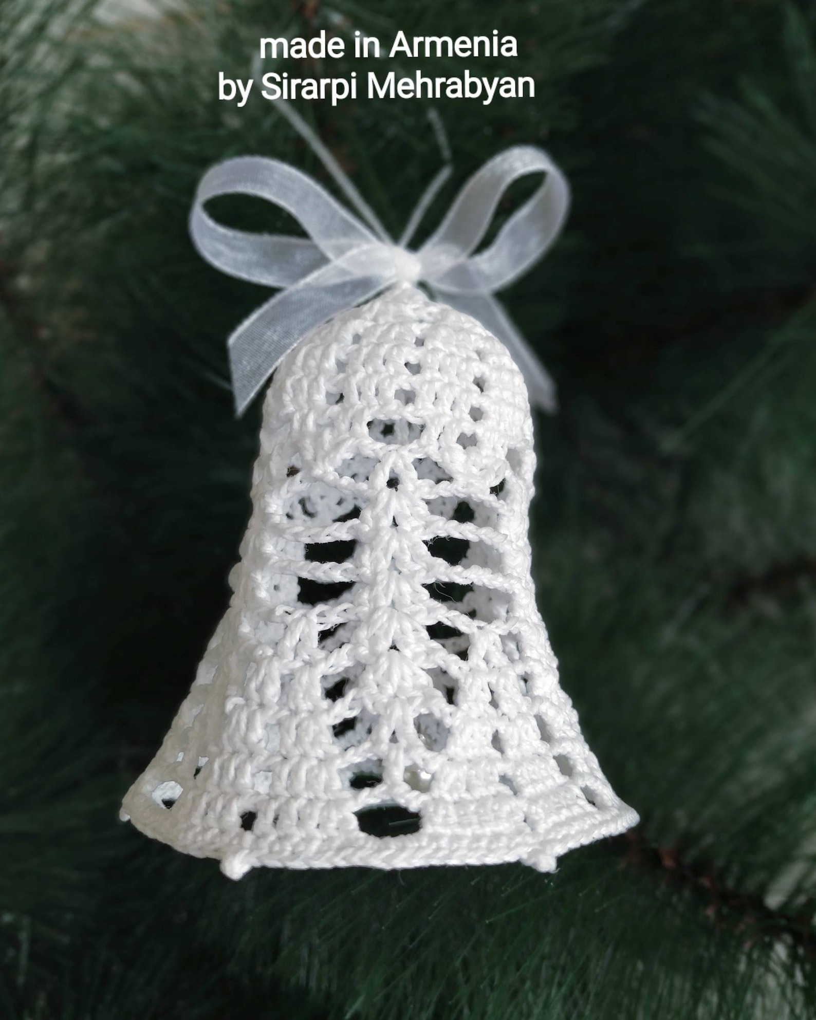 Crochet Bell Pattern PDF Christmas Ornament New Year Gift - Etsy