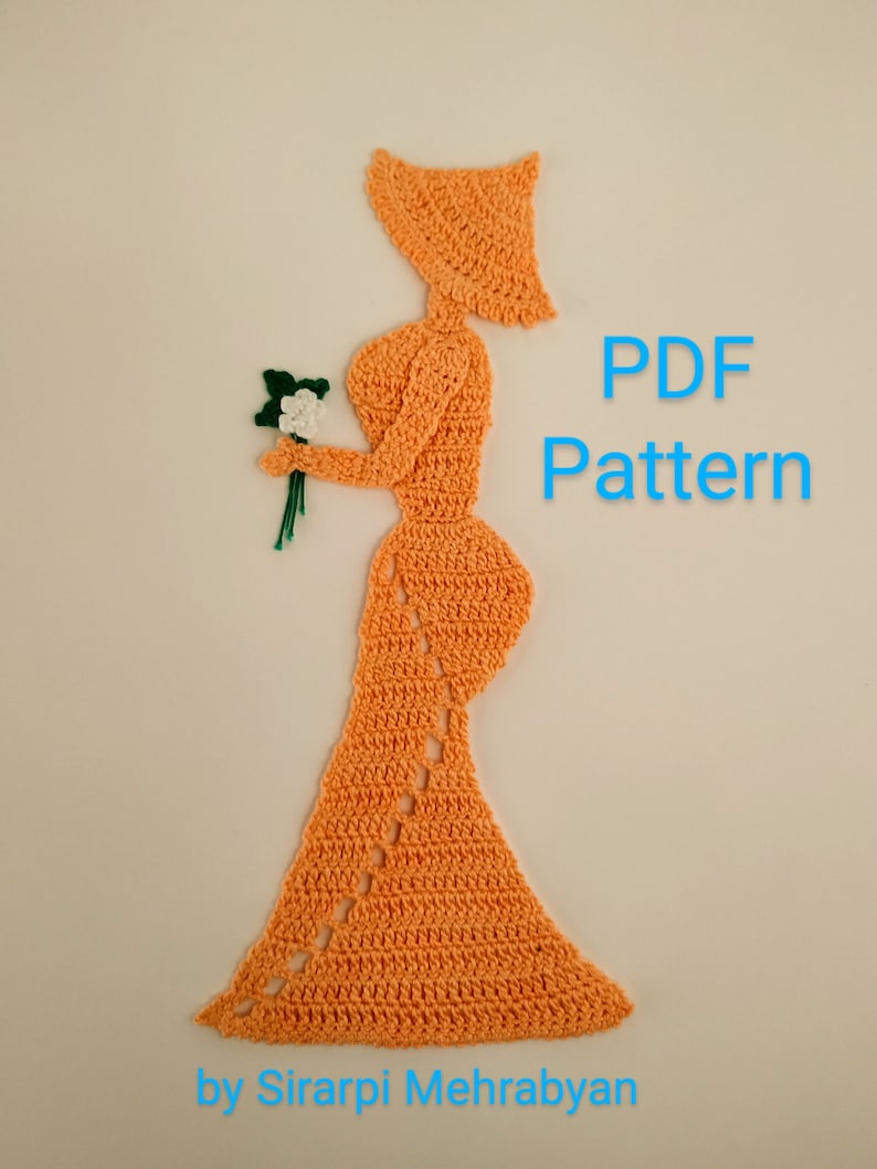 Crochet Pattern PDF Crinoline Lady Crochet Doily Mother's - Etsy