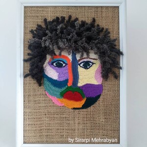 Crochet Wall Art Freeform Crochet Hanging Home Decoration - Etsy