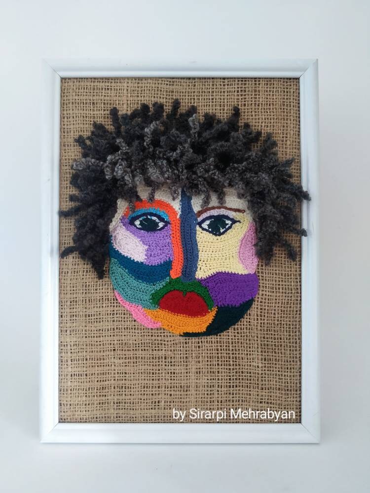 Crochet Wall Art Freeform Crochet Hanging Home Decoration - Etsy