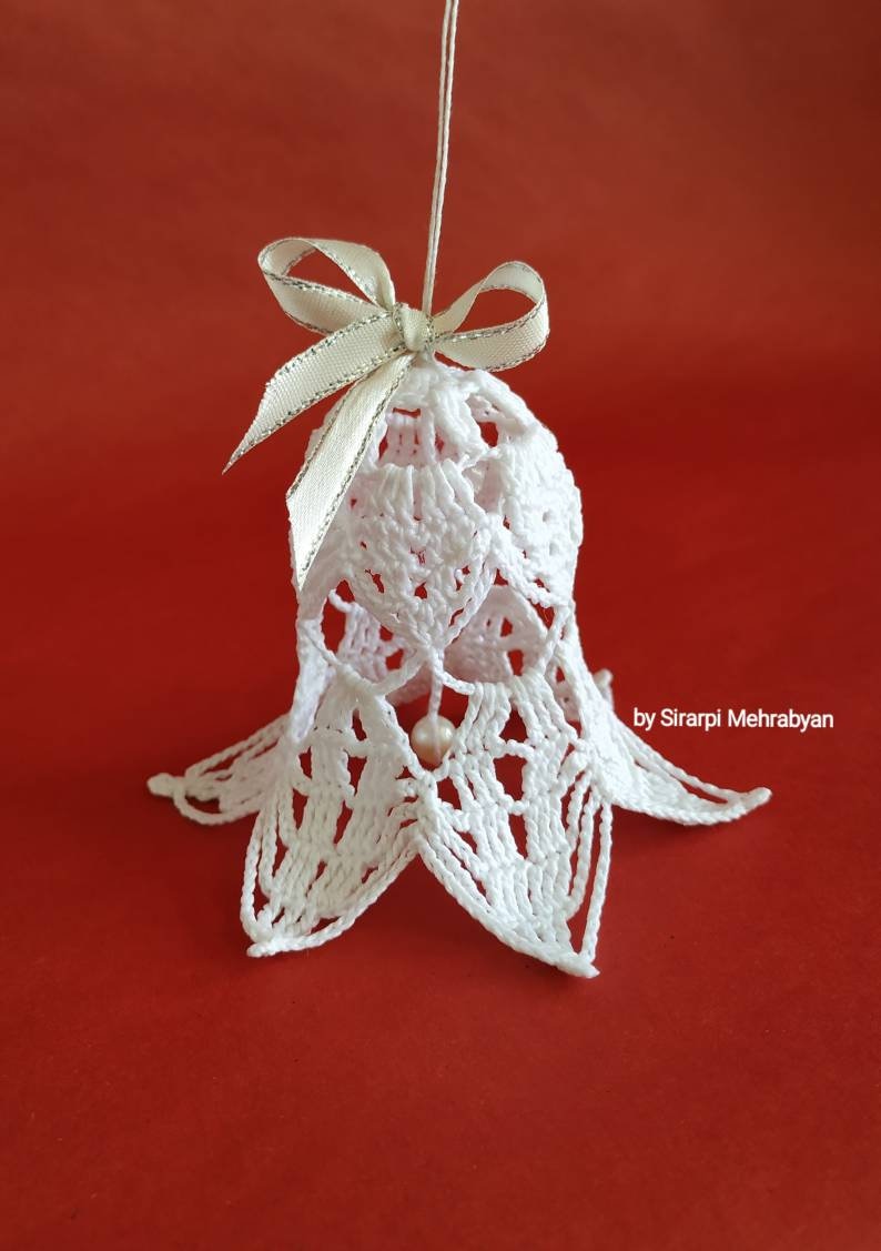 Crochet Bell Pattern PDF Jingle Bells Christmas Ornament New - Etsy