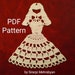 Lady Doily Crochet Pattern PDF Crinoline Lady Crochet Doily Mother's ...