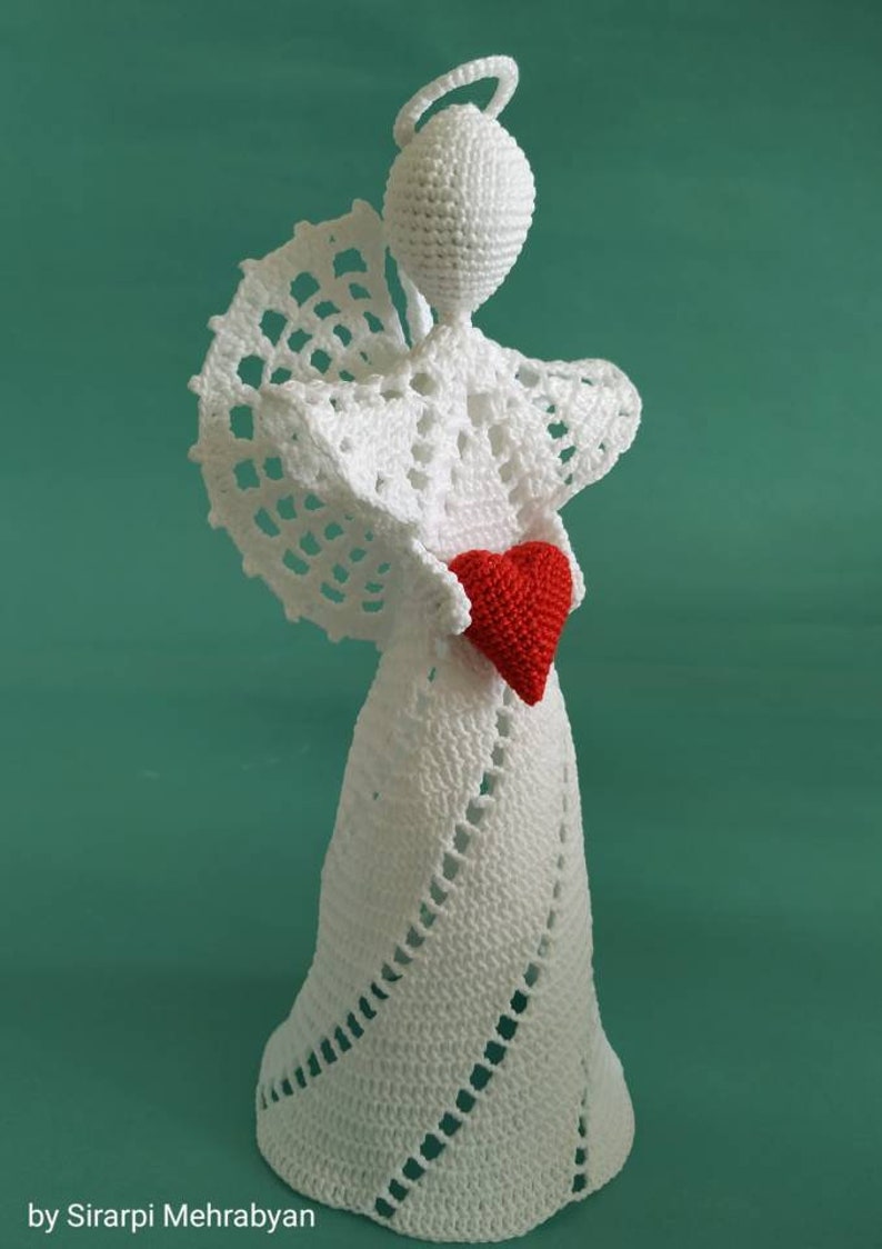 Christmas Angel Crocheted Lace Angel Baptism Gift Lace Angel | Etsy