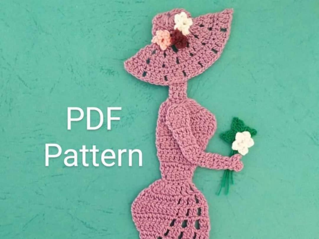Crinoline Lady Crochet Doily Pattern PDF Mother's Day Gift Lady ...