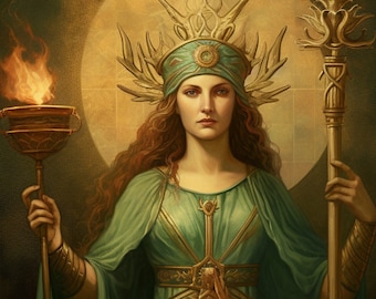 Brigid, Bridget Celtic Irish Goddess of Creativity, Poetry, Healing ...
