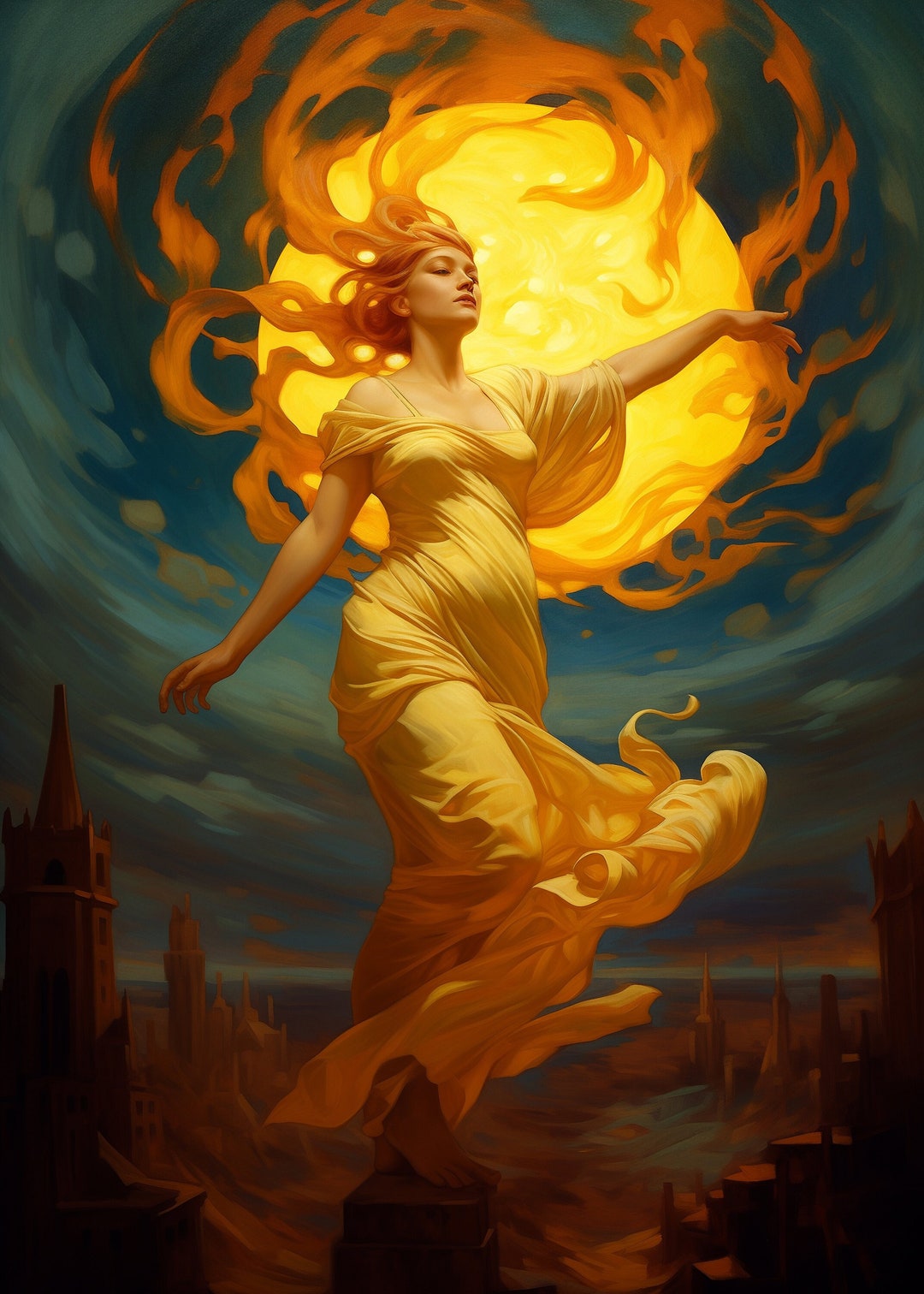 Sol - Norse Goddess of the Sun - Digital Download - Etsy
