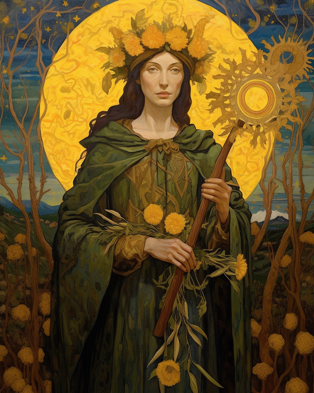 Brigid, Bridget Celtic Irish Goddess of Creativity, Poetry, Healing ...