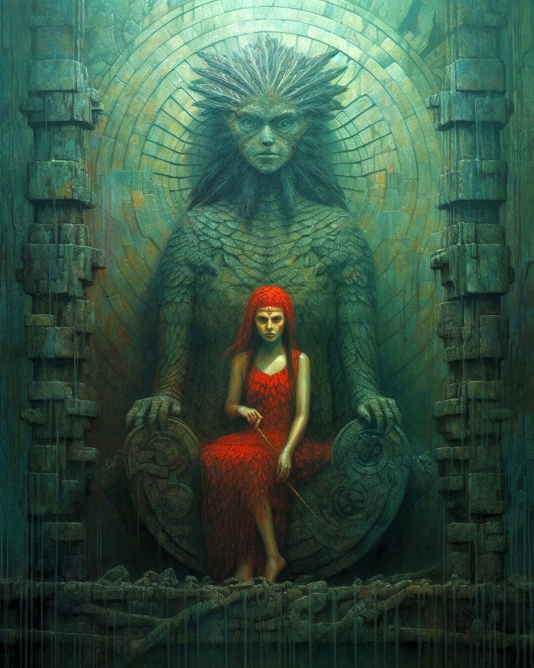 Lilith - Dark Goddess of Woman, Demon, First Woman, Red Lady Digital ...
