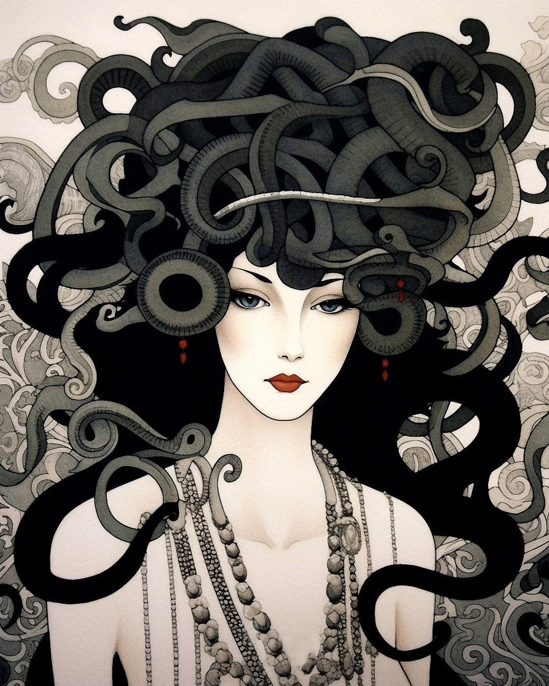 Medusa - Dark Goddess, Gorgon, Snakes, Serpents, Greek Mythology ...