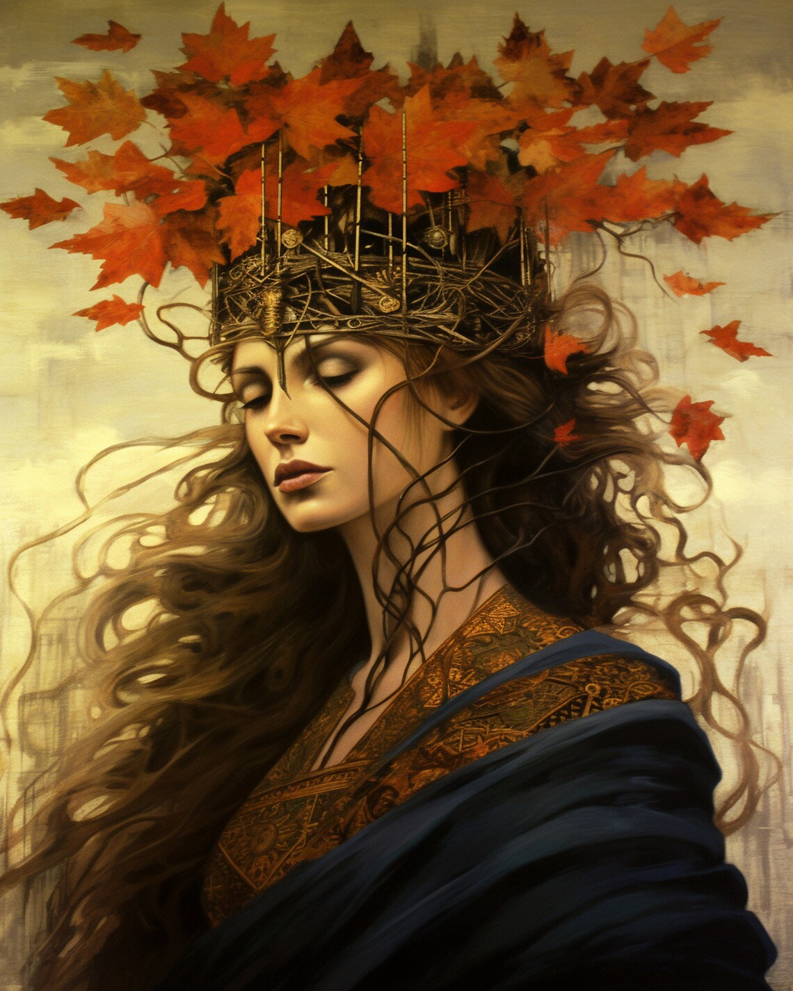 Demeter, Greek Goddess of the Harvest and Agriculture - Digital ...