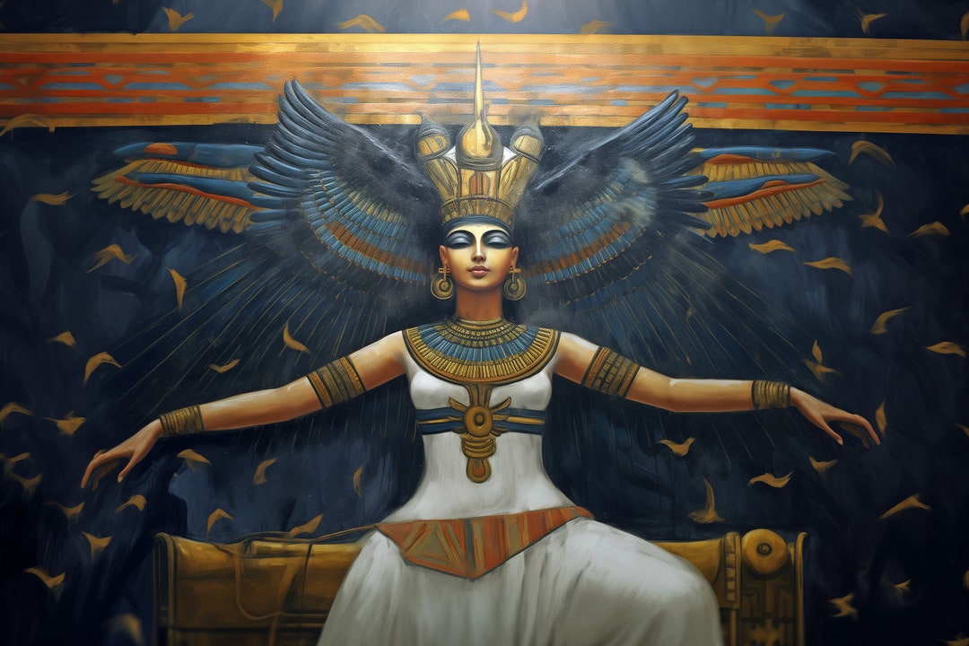 Maat - Egyptian Goddess of Harmony, Justice, and Truth - Digital ...
