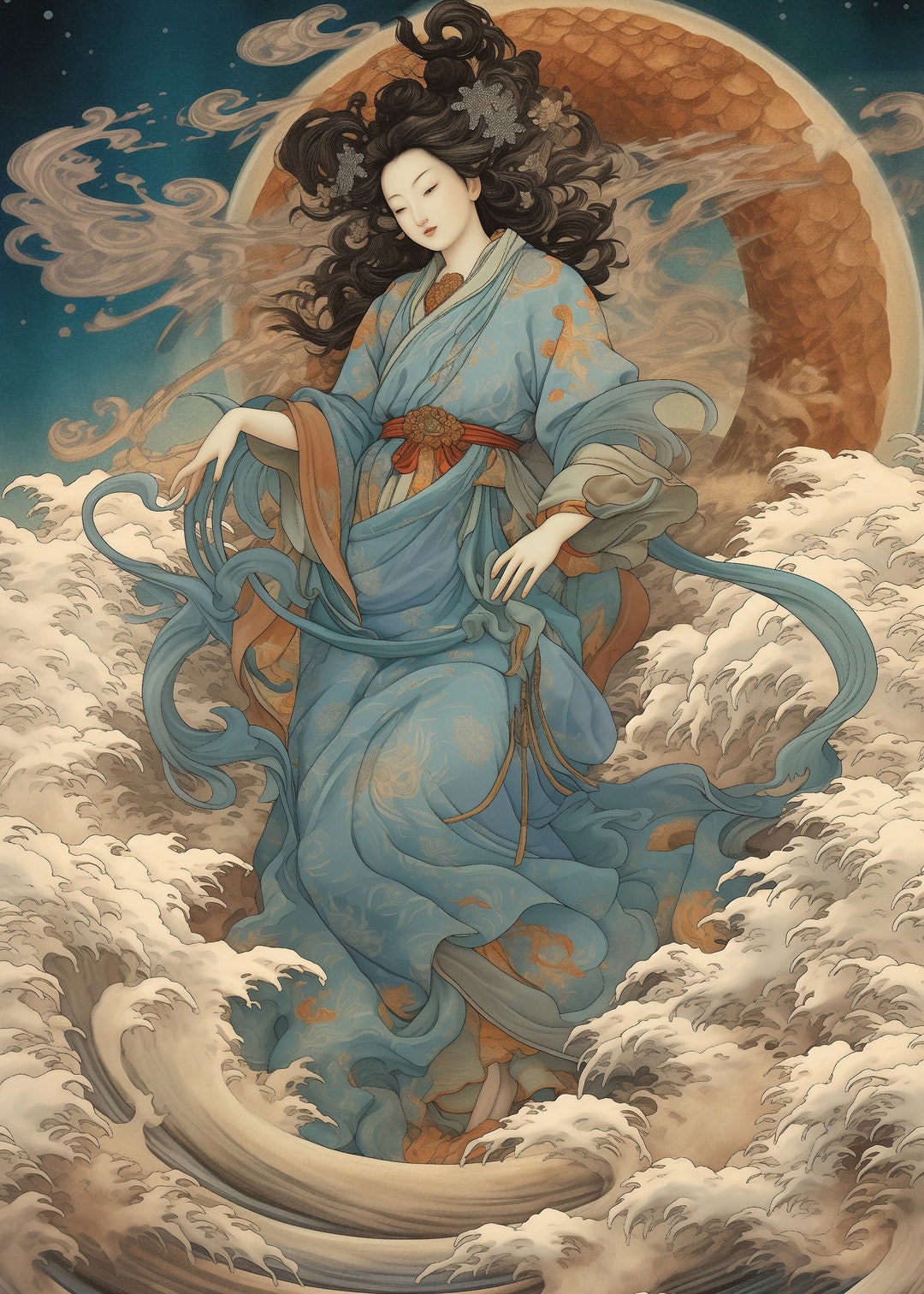 Kuan Yin, Kwan Yin Ma, Quan Yin - Chinese Goddess of Mercy and Compassion, Patroness of ...