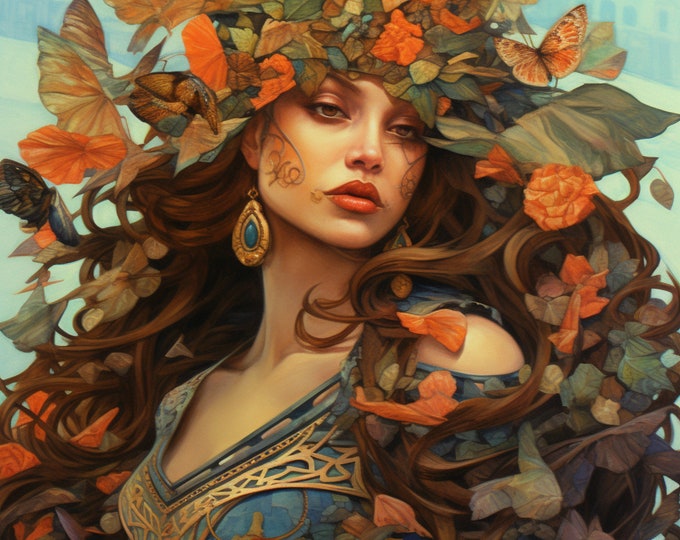 Danu, Celtic Goddess Statue, Mother of the Tuatha Dé Danann, River ...