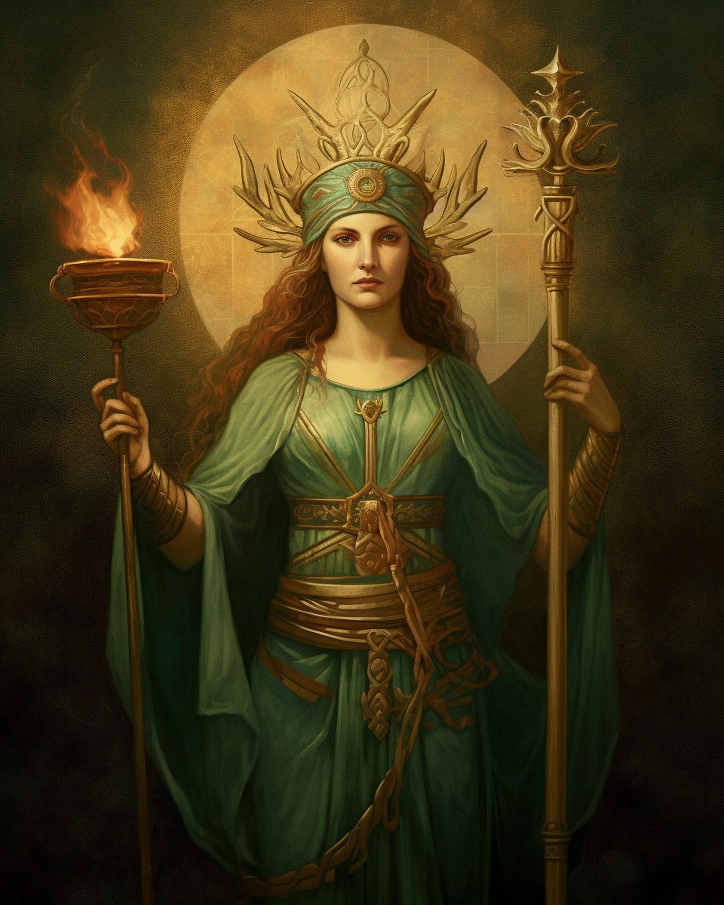 Brigid, Bridget Celtic Irish Goddess of Creativity, Poetry, Healing ...