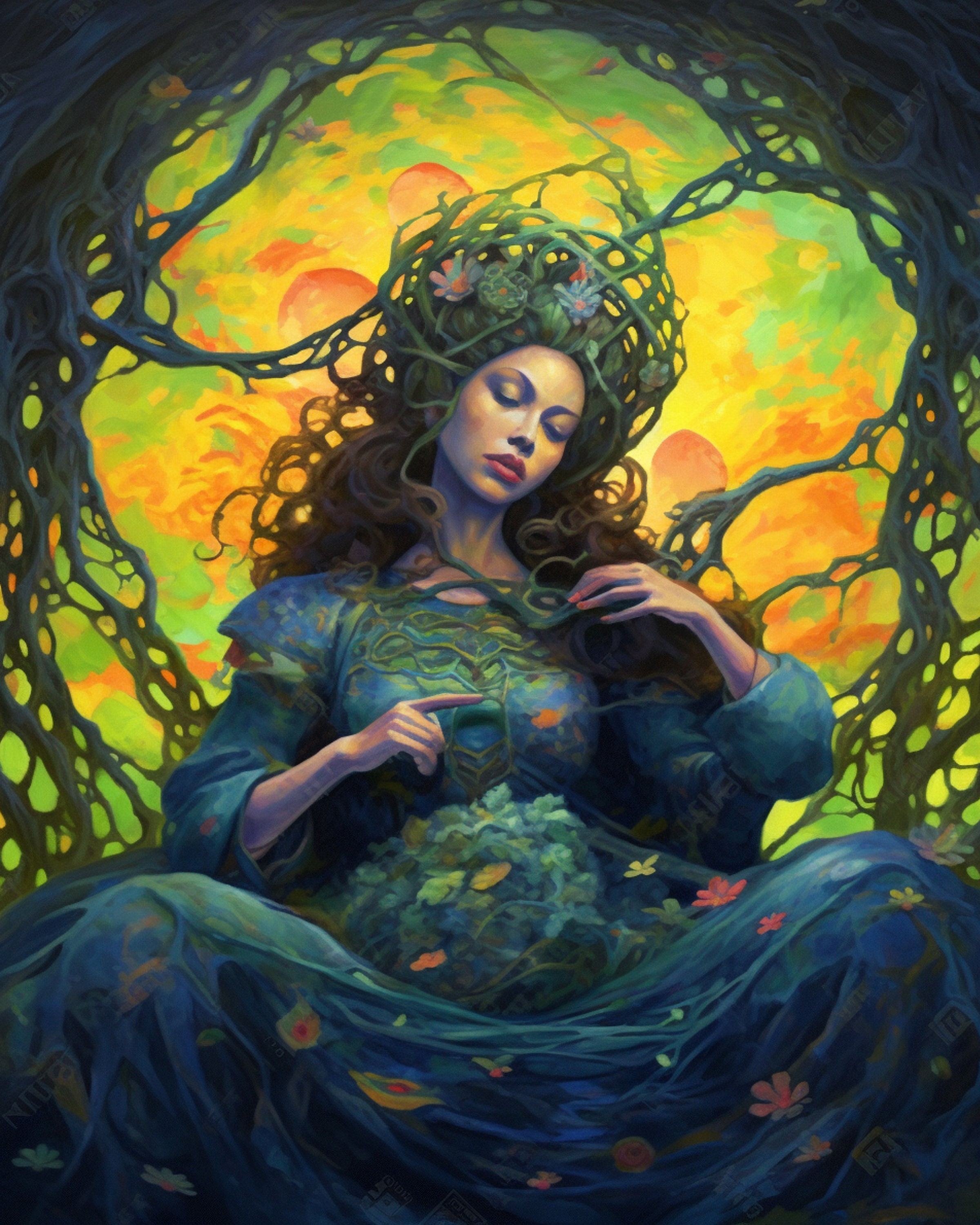 Gaia Greek Goddess of the Earth Digital Download - Etsy