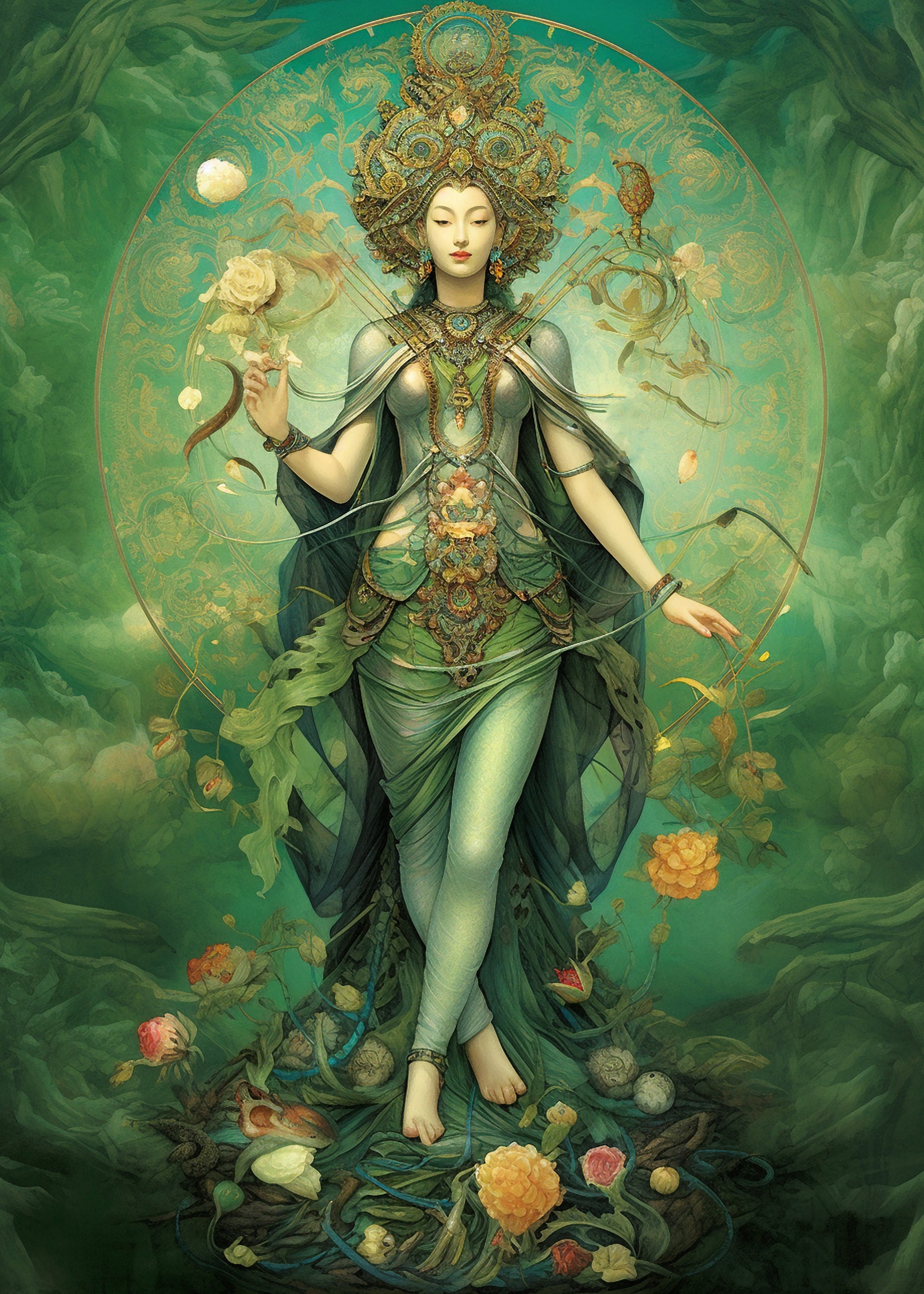 Green Tara Goddess - Compassion, Liberation, Success - Compassionate ...