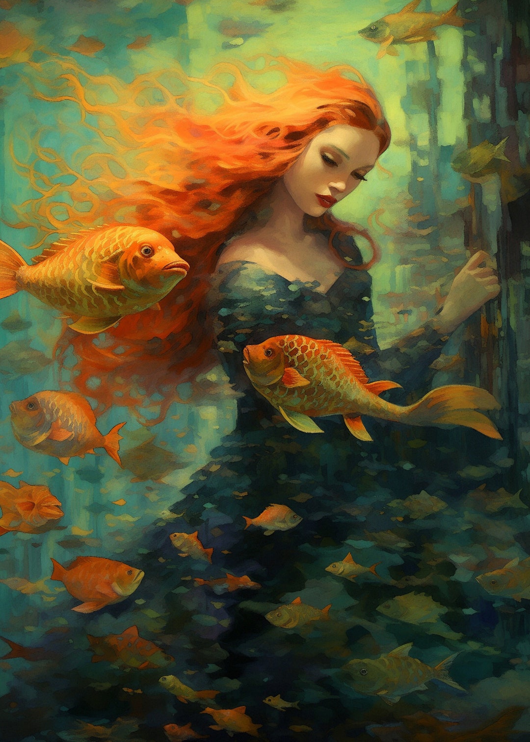 Sedna the Inuit Goddess of the Sea, Mermaid Goddess of the Ocean ...