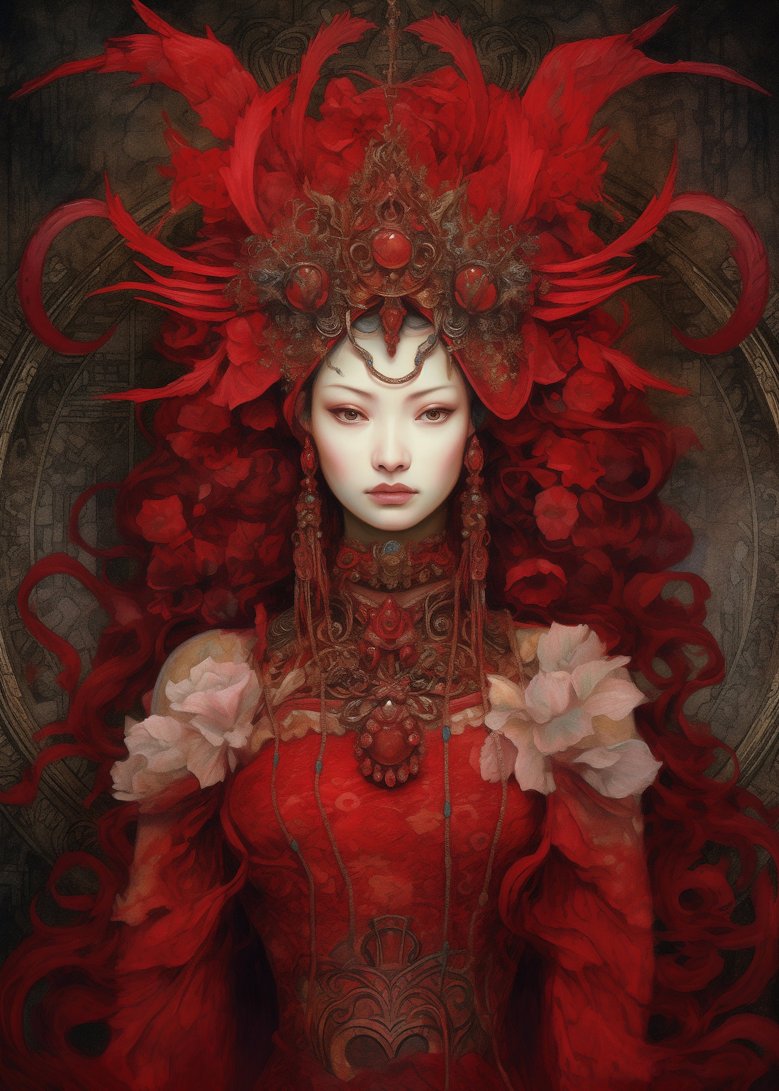 Tara, Red - Buddhist Goddess of Fierceness, Magnetizing All Good Things ...