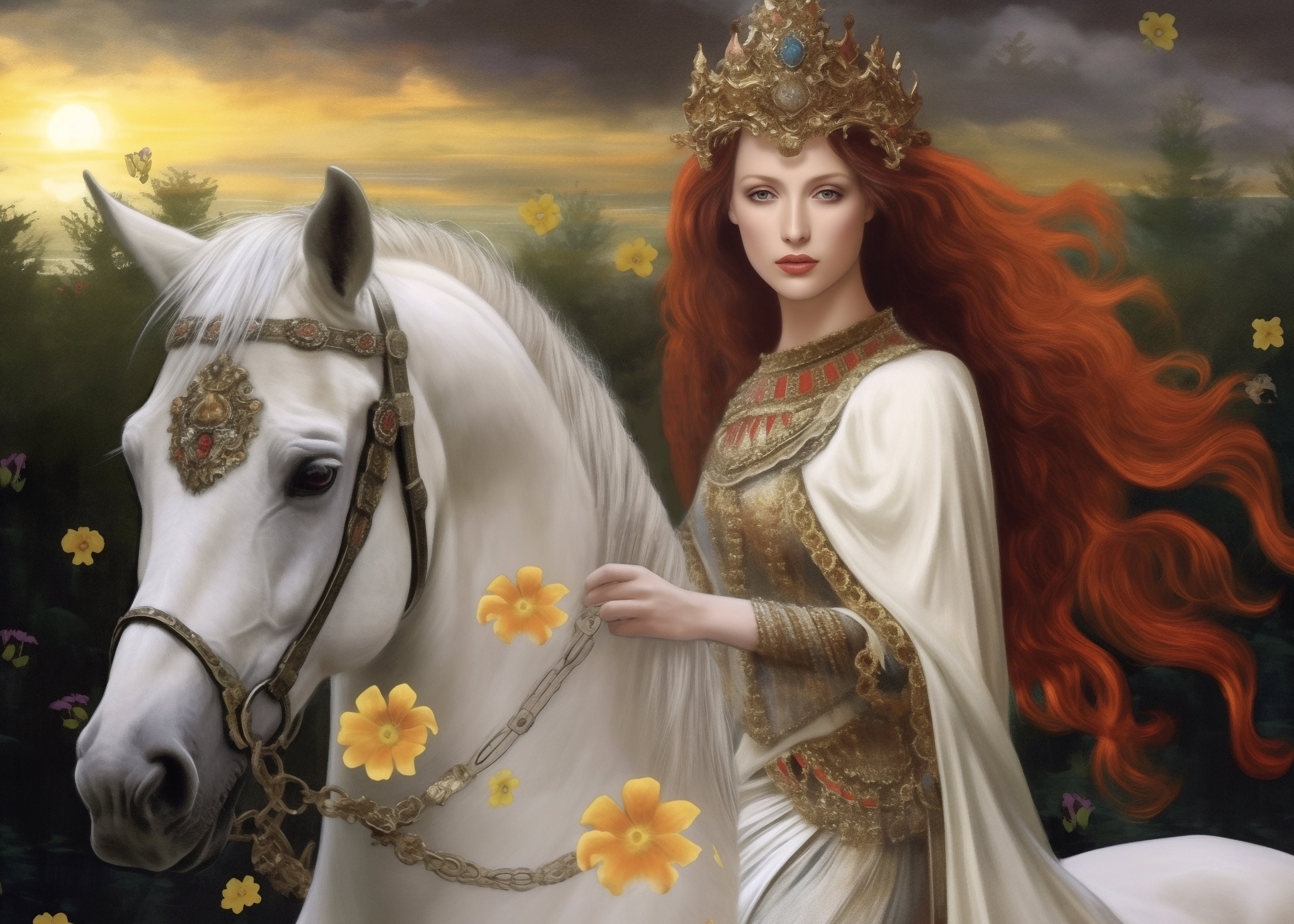 Rhiannon - Welsh Goddess of Horses, Forgiveness, Rebirth, the Moon, and ...