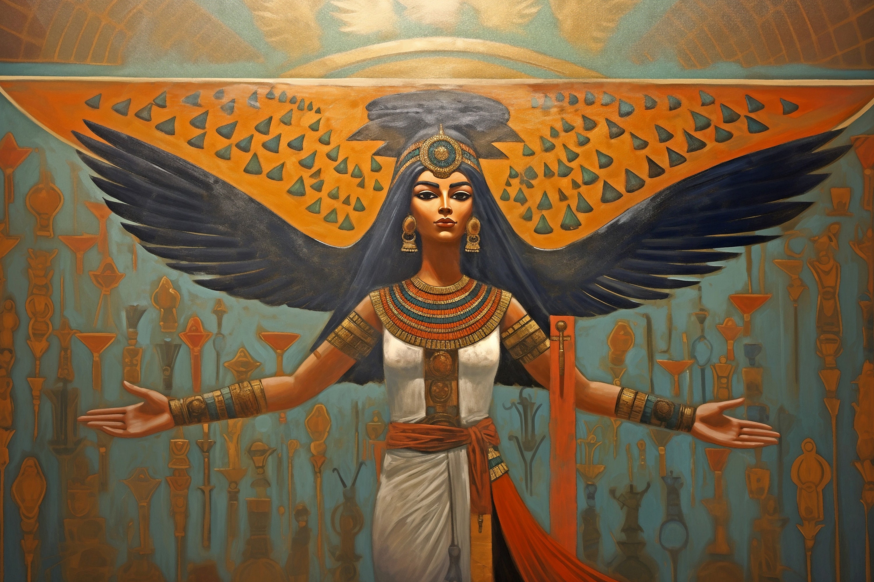 Maat - Egyptian Goddess of Harmony, Justice, and Truth - Digital Download - Etsy