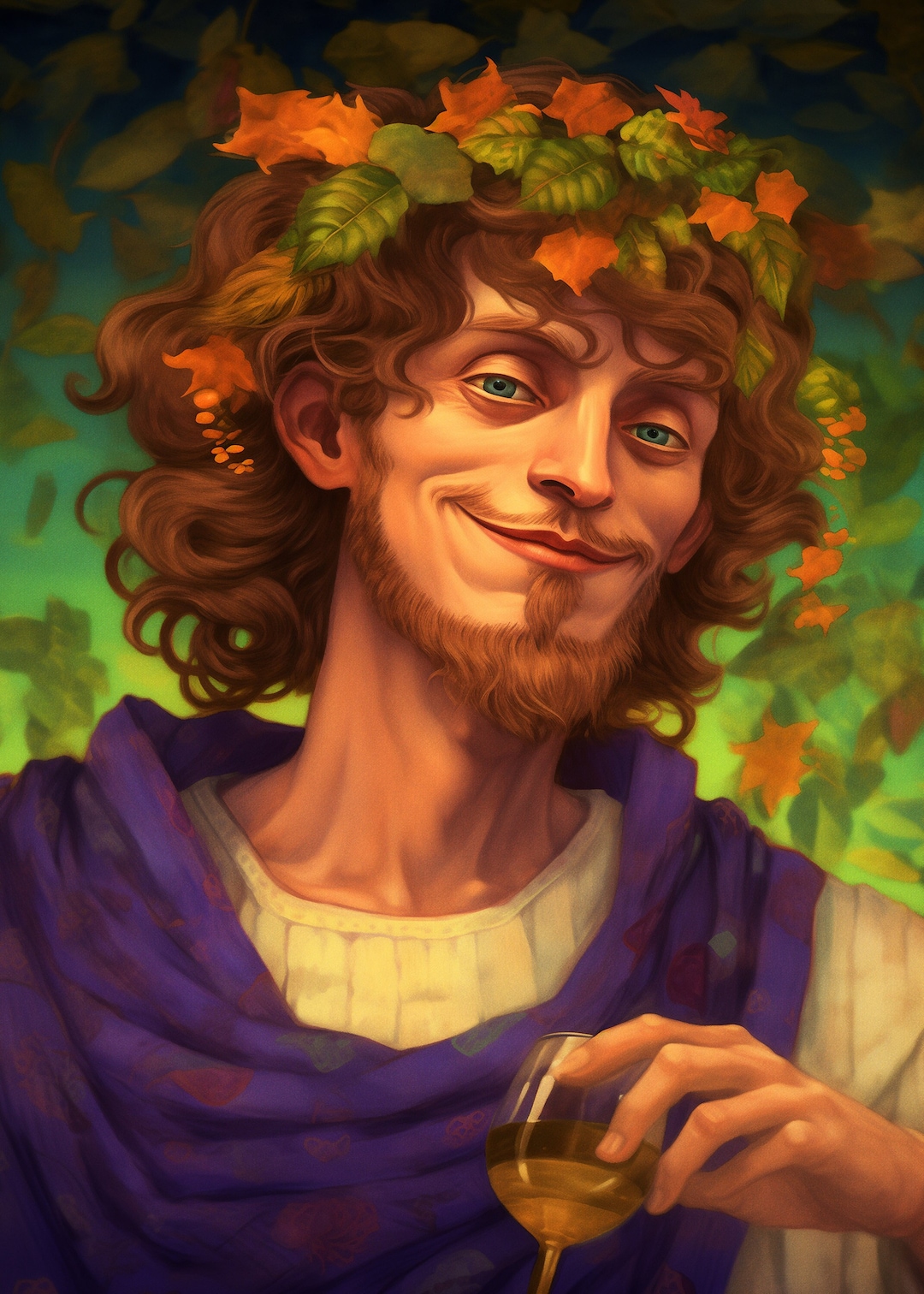 Dionysus Greek God of Wine-making, Orchards and Fruit, Vegetation ...