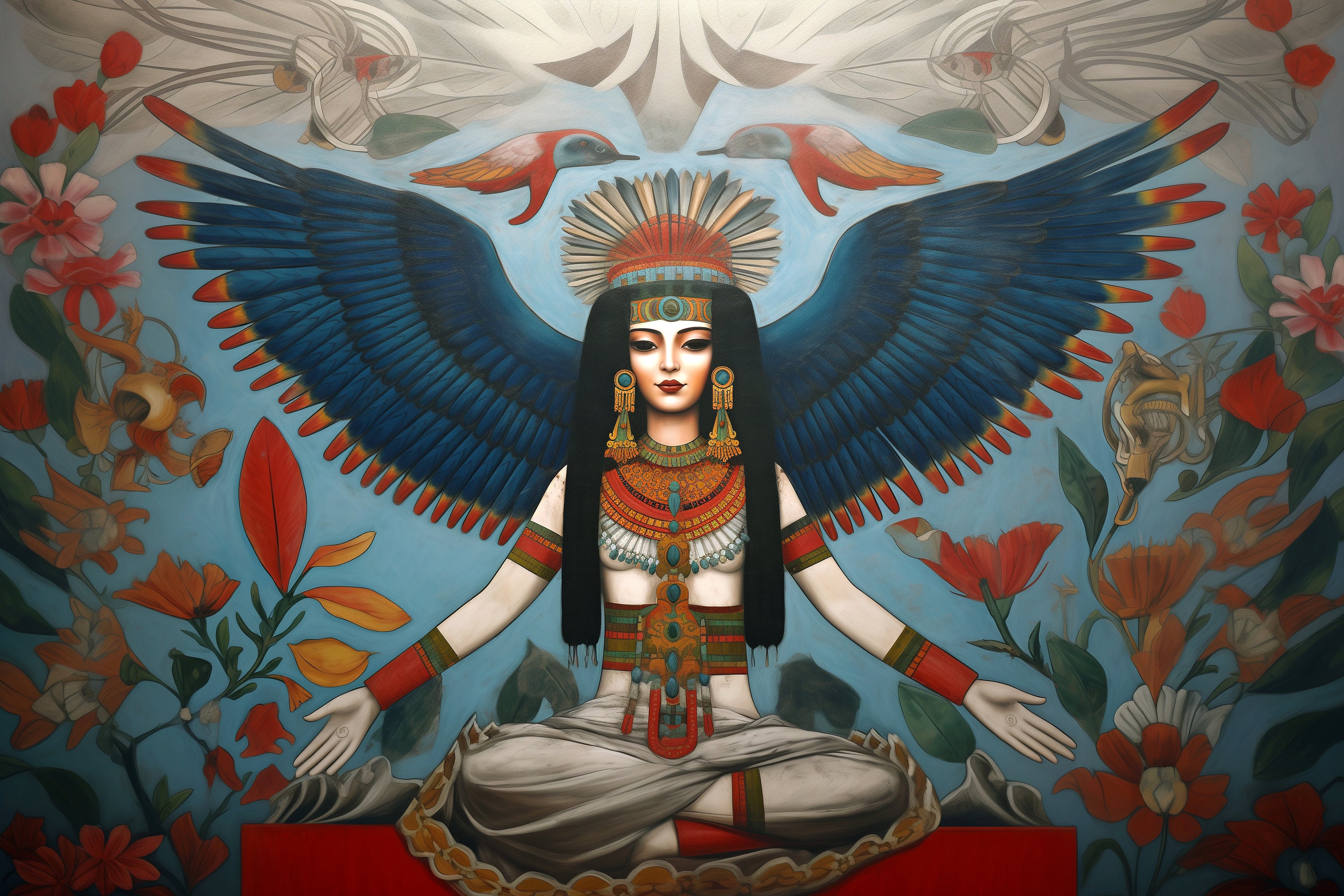 Maat - Egyptian Goddess of Harmony, Justice, and Truth - Digital ...