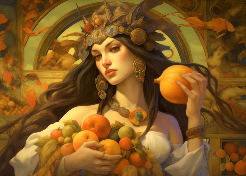 Rosmerta Celtic Goddess of Abundance, Fertility, and Merchants Digital Download - Etsy