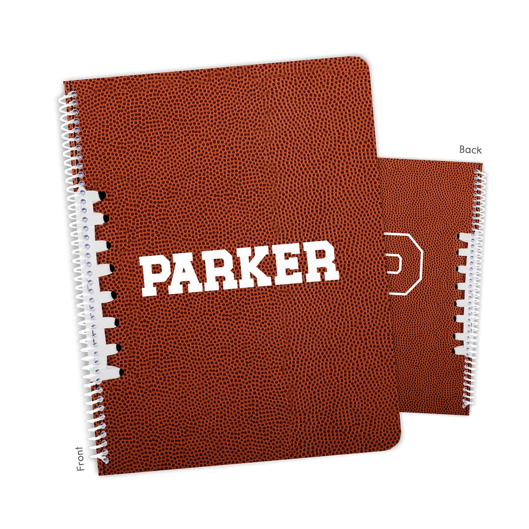 Football Sports ANY COLORS Personalized Notebook Sketchbook Custom ...