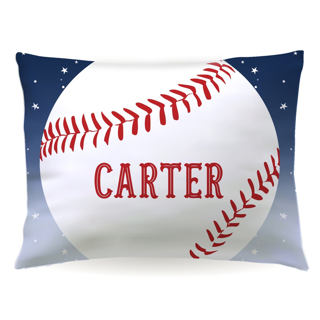 Personalized Base Ball Baseball Pillowcase Custom Pillow Case Cover ...