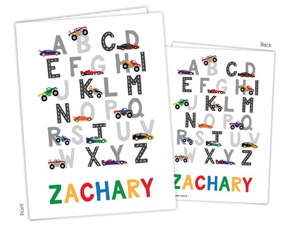 Monster Truck Cars Abc's Alphabet Transportation - Etsy