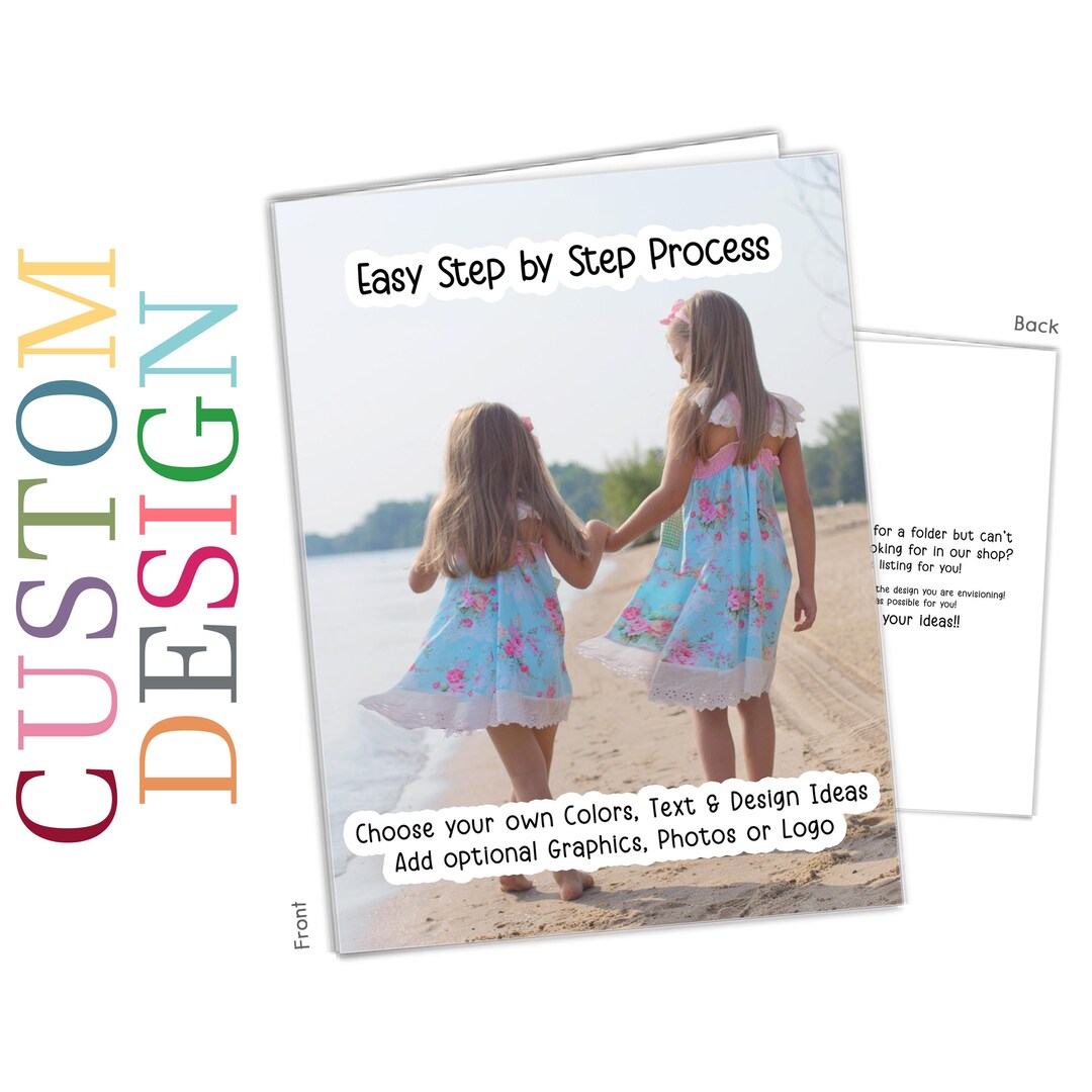 Create Your Own Custom Personalized Folder 2 Pocket Gift Monogram ...