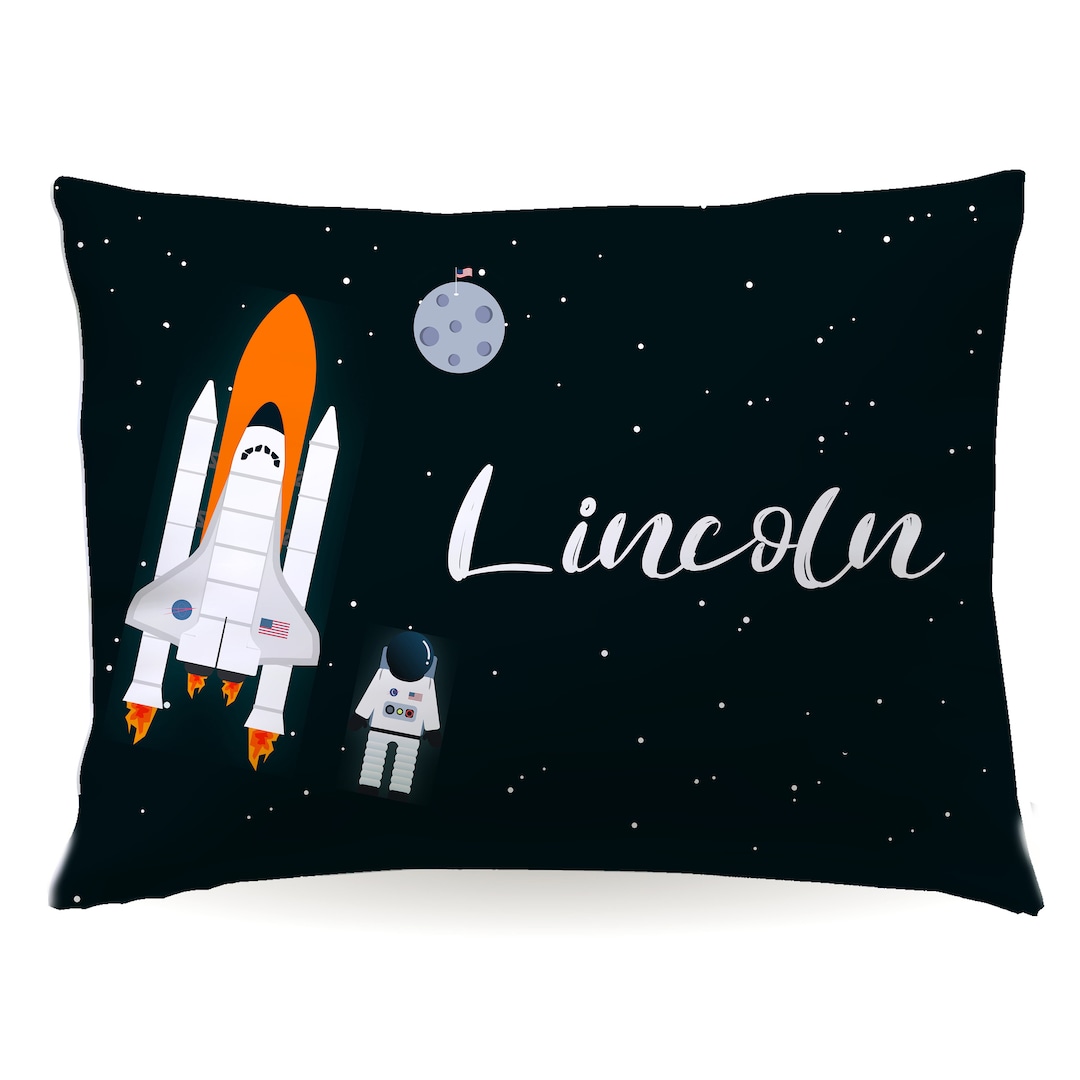 Personalized Rocket Ship Space Shuttle Pillowcase Custom Pillow Case ...