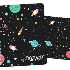 Outer Space Planets Solar System Personalized Notebook - Etsy