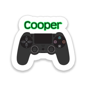 Video Game Gamer Vinyl Stickers Personalized Decal Label Back to School ...