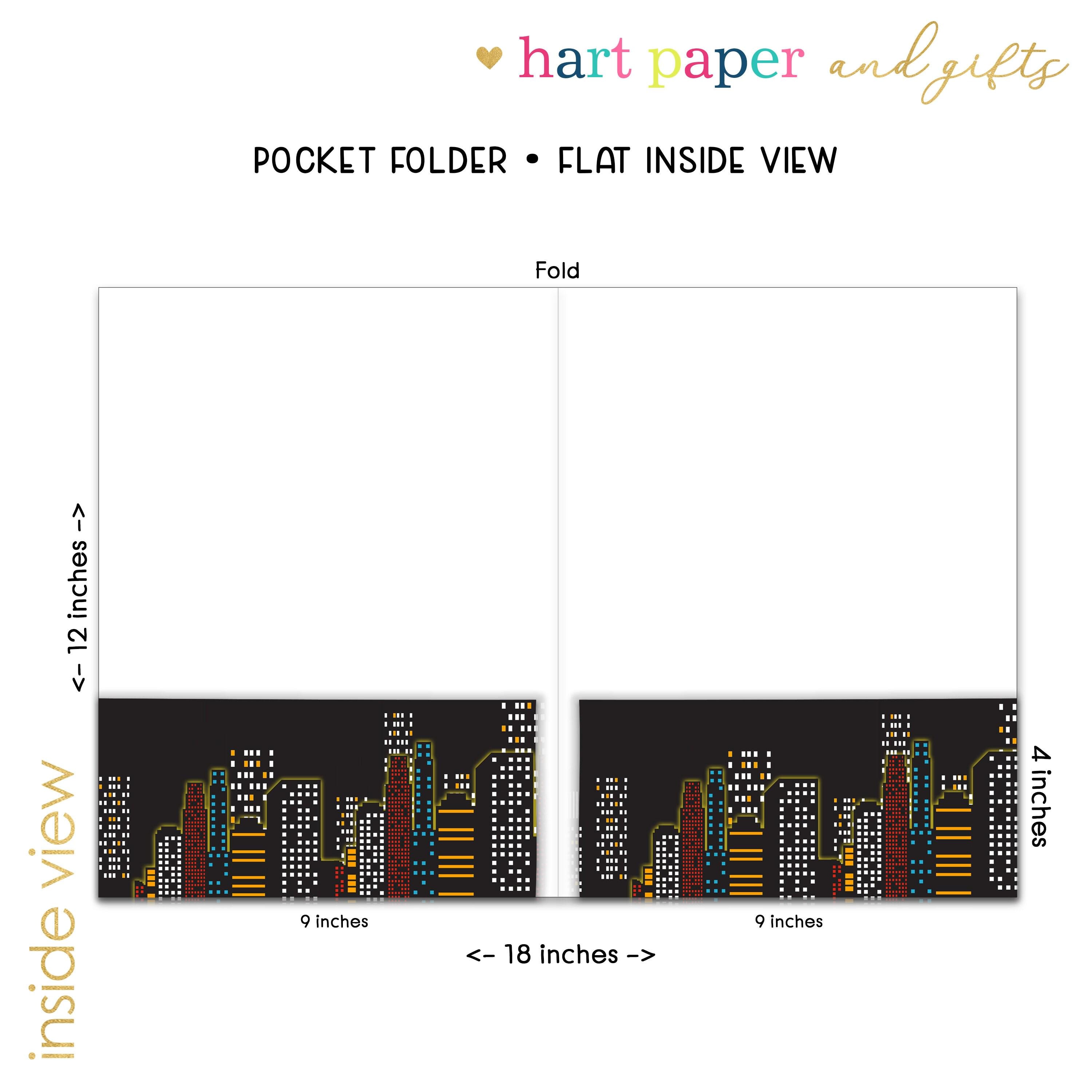 Superhero Super Hero Personalized Folder 2 Pocket • Back to School ...