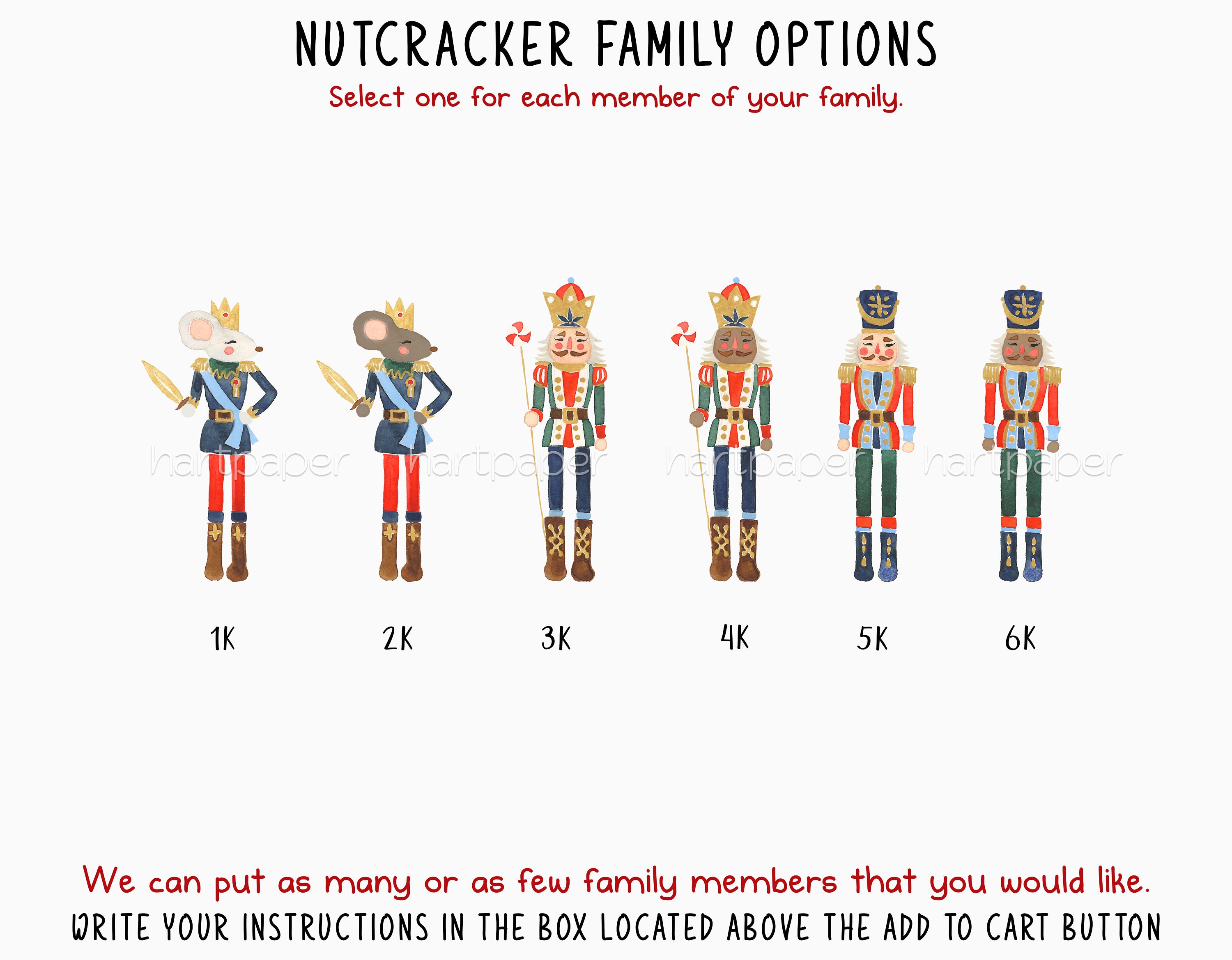 YOUR FAMILY Nutcracker Ballet Christmas Ornament Personalized 2025 ...