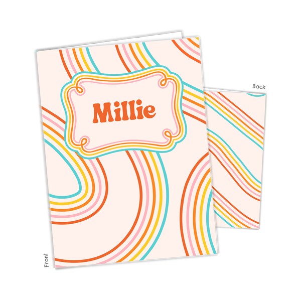 Preppy Folder - Etsy