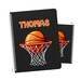 Basketball Sports Balls Personalized Notebook Sketchbook • Custom ...