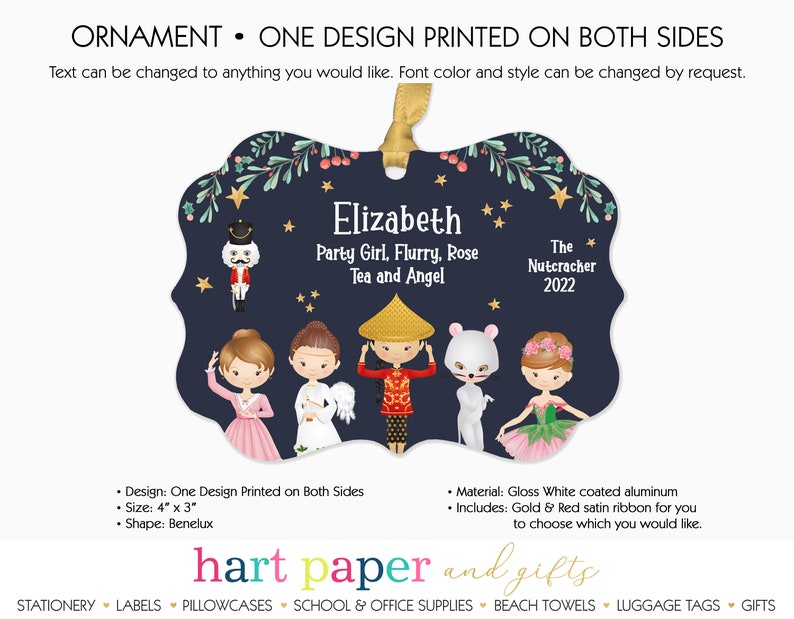 Select up to 5 Roles Nutcracker Christmas Ornament - Etsy