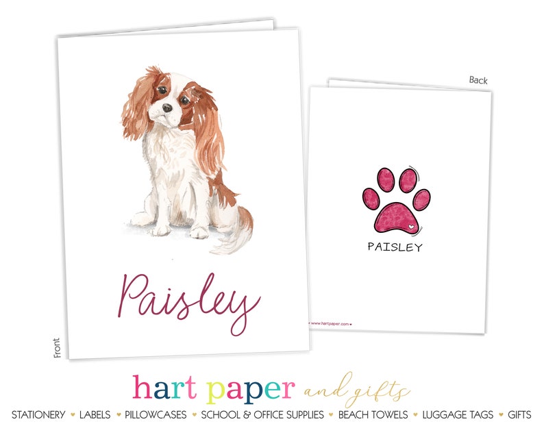 YOUR DOG Puppy Personalized Folder 2 Pocket Back to School | Etsy