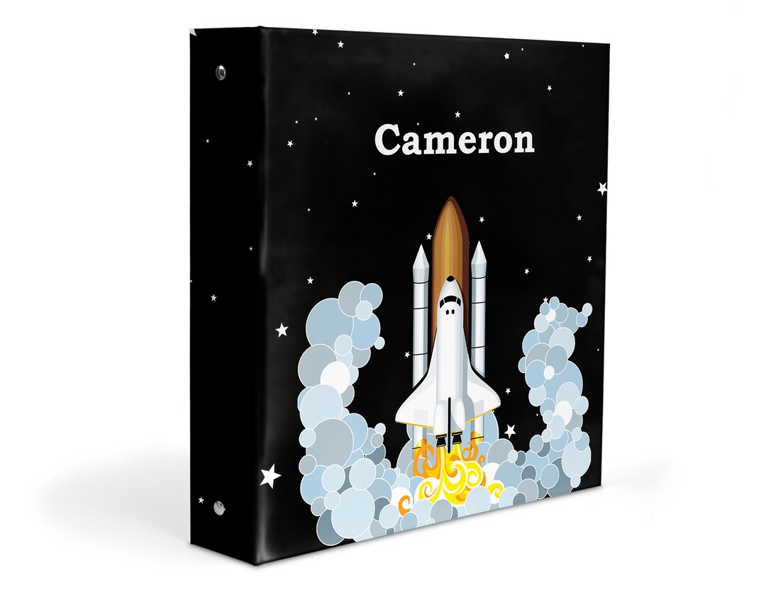 Rocket Ship Space Shuttle Galaxy Space Sky Stars 3 Ring Binder - Etsy
