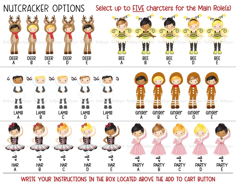 Select up to 5 Roles Nutcracker Christmas Ornament - Etsy
